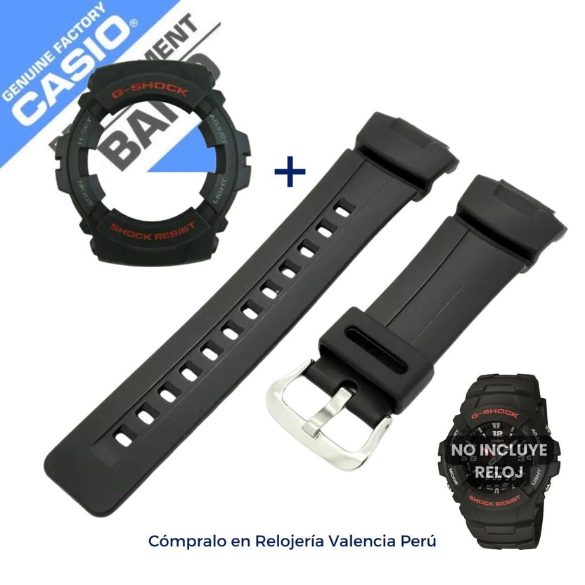 Correa y Bisel Casio Original Reloj G-Shock G100 / G101 – Relojería ...